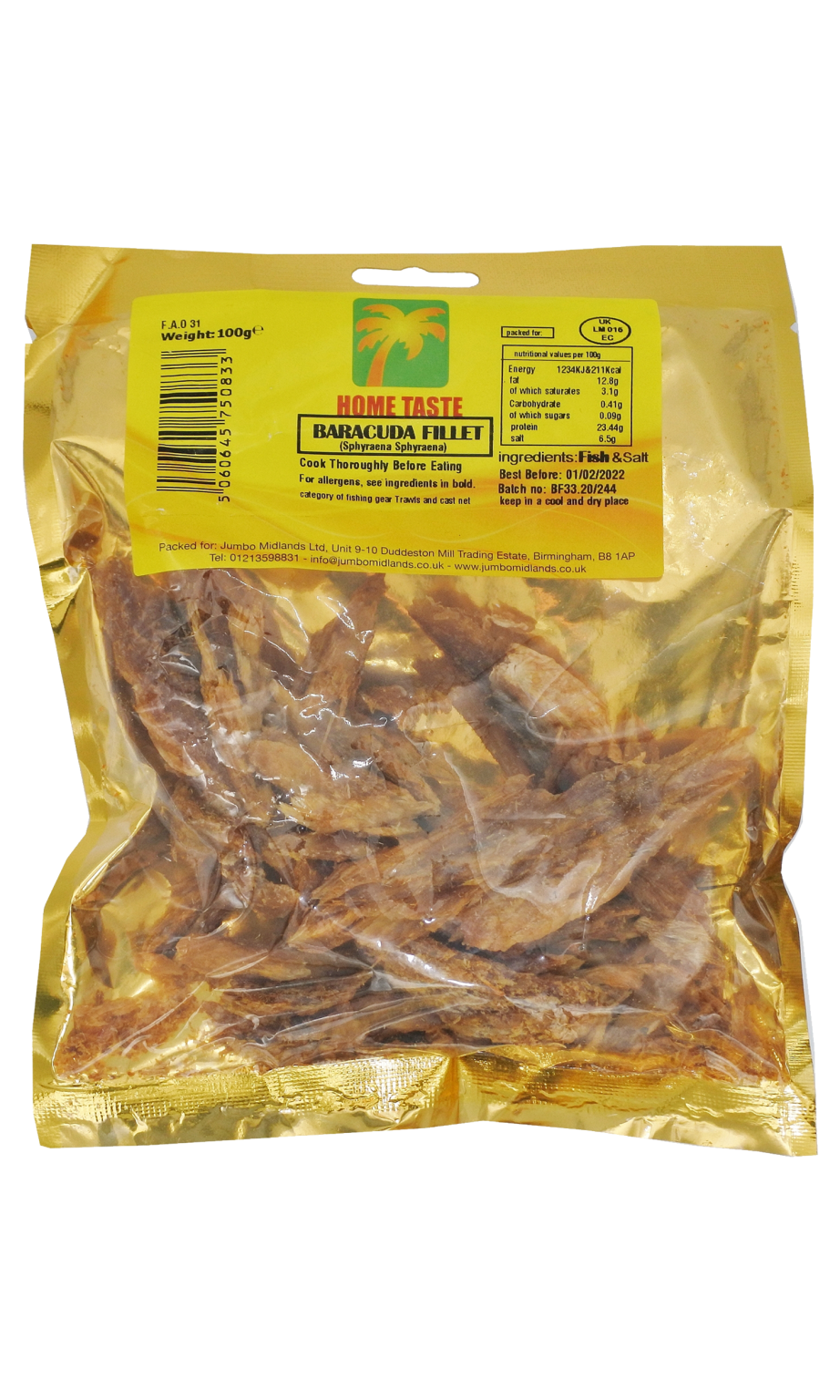 Home Taste Barracuda Fillets - Jumbo Midlands Ltd