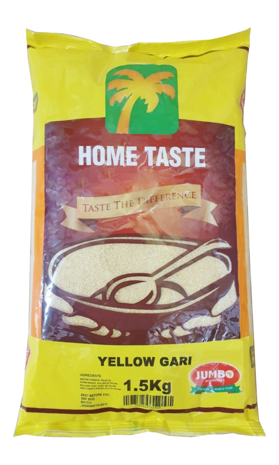 Home Taste Jar Ghana Yellow Gari - Jumbo Midlands Ltd