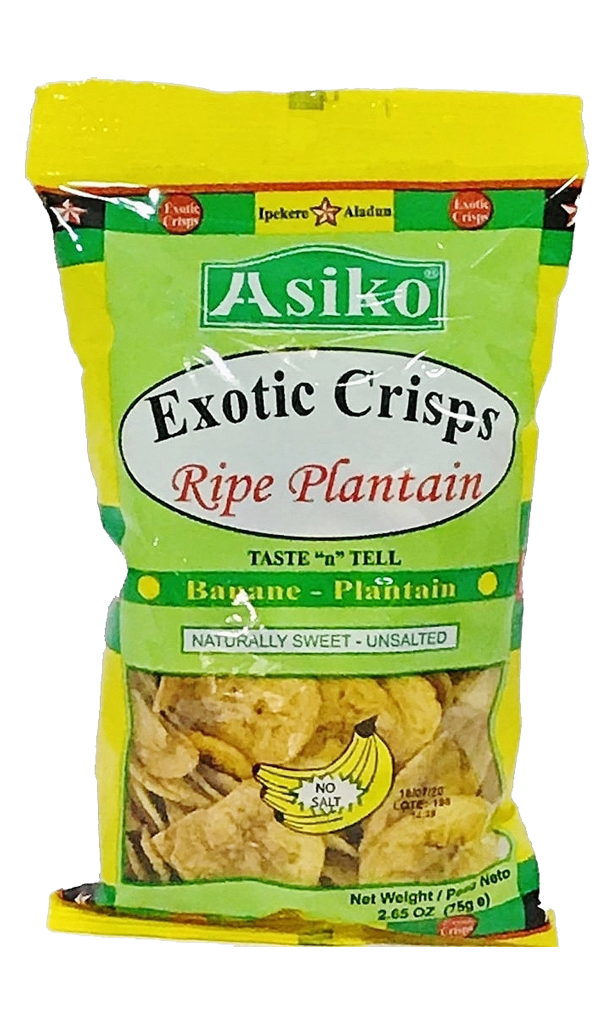 Asiko Plantain Chips Sweet - Jumbo Midlands Ltd